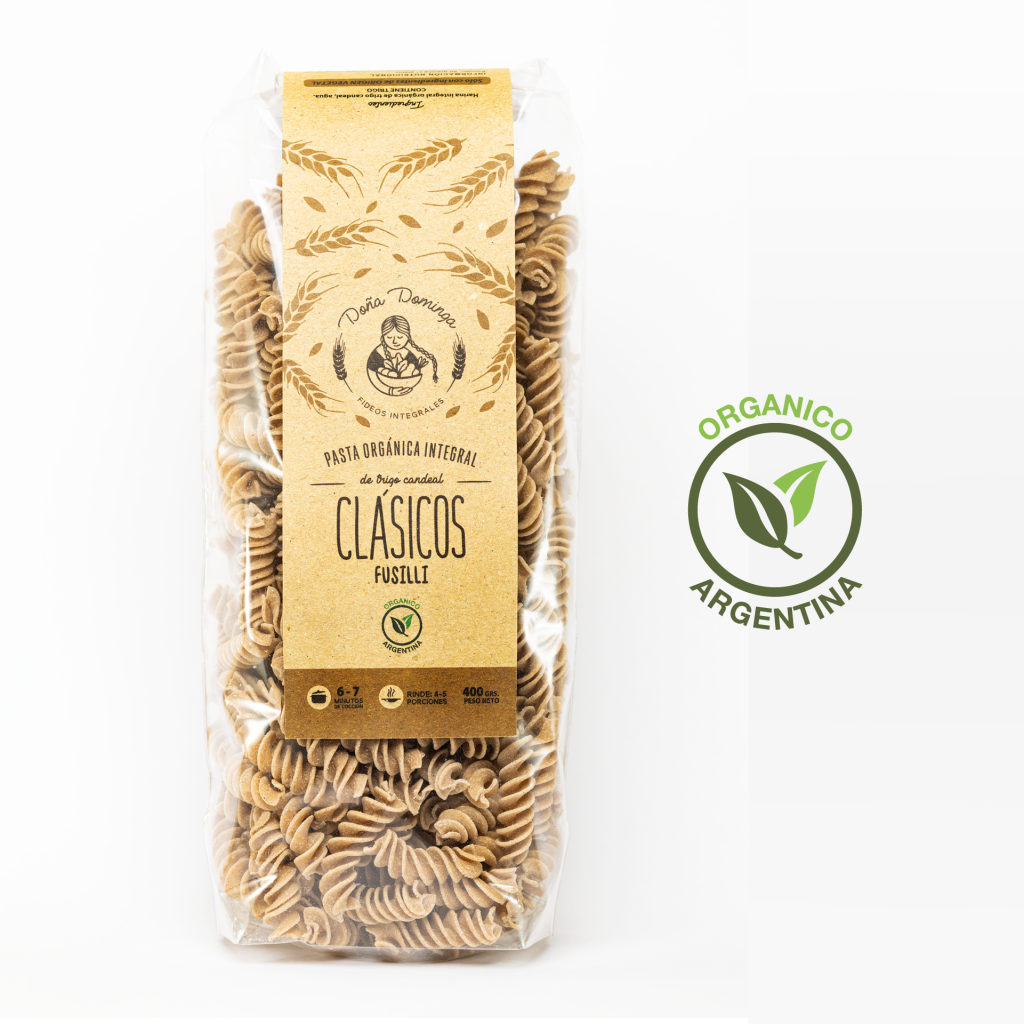 Fideos integrales CLASICOS - fusilli - Bee Natural